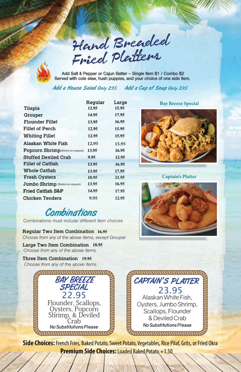 Fried Platters - Bay Breeze Seafood Restaurants
